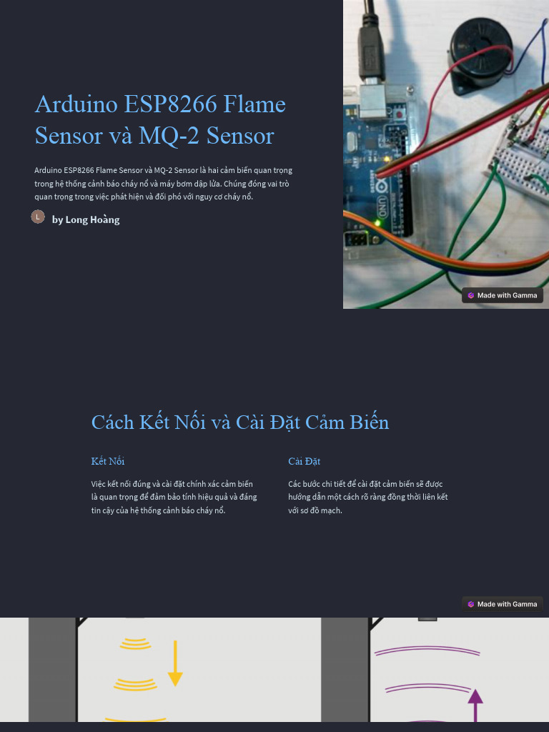 Arduino ESP8266 Flame Sensor Va MQ 2 Sensor | PDF