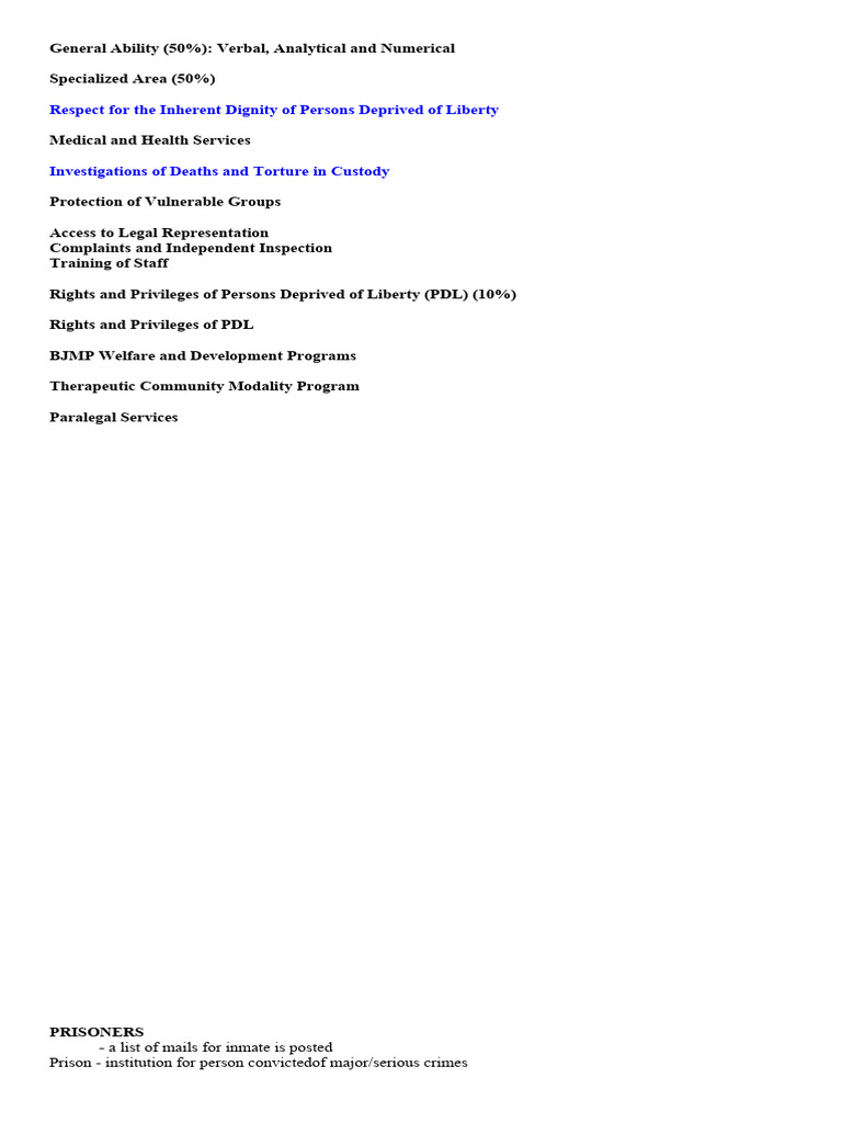 Reviewer Summary Per Classification | PDF | Probation | Parole