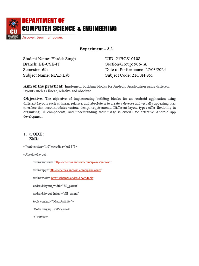 Mad 32 Hs | PDF | Android (Operating System) | Application Software