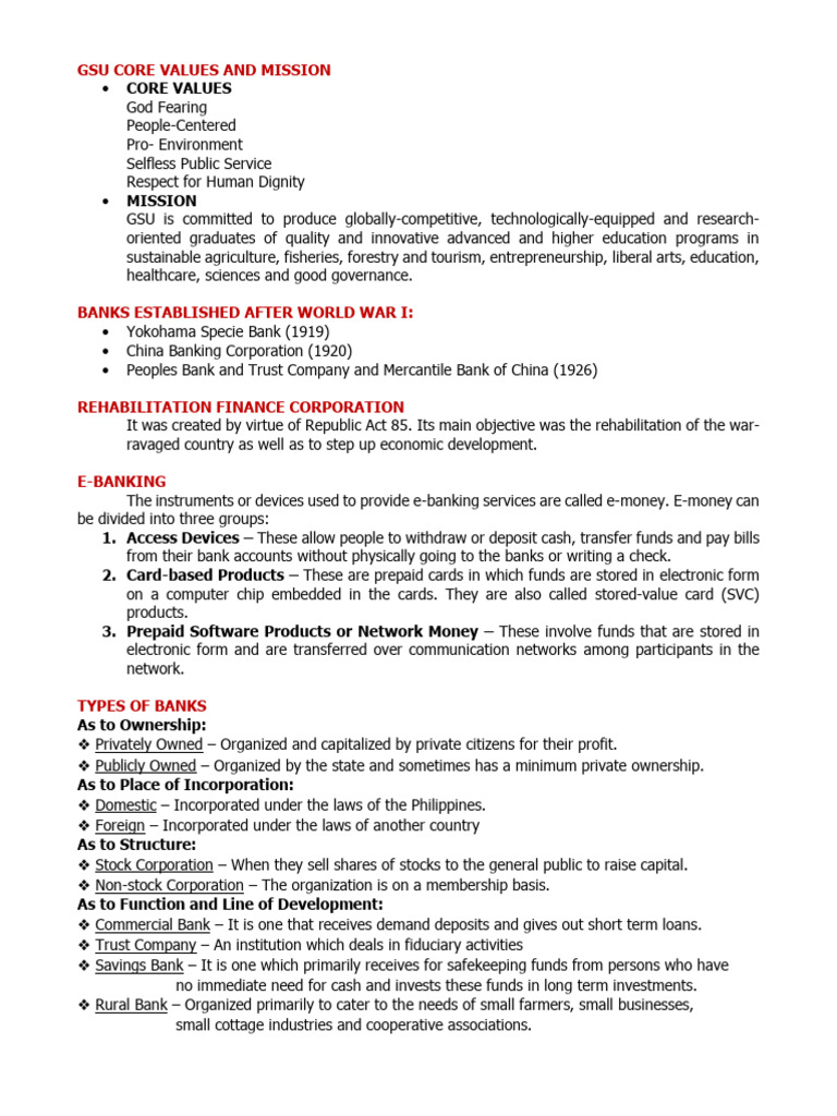 FM3 Midterm Exam Reviewer | PDF | Negotiable Instrument | Banks