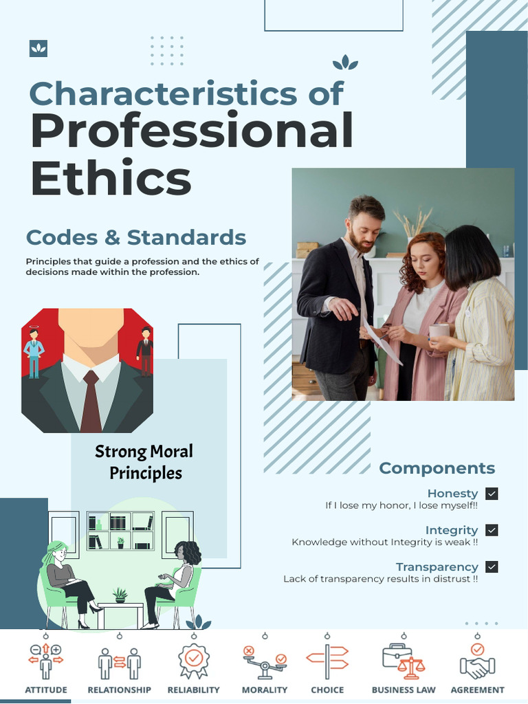 Characteristics of Profesional Ethics | PDF
