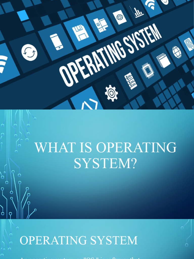 What Is OS | PDF | Graphical User Interfaces | Operating System