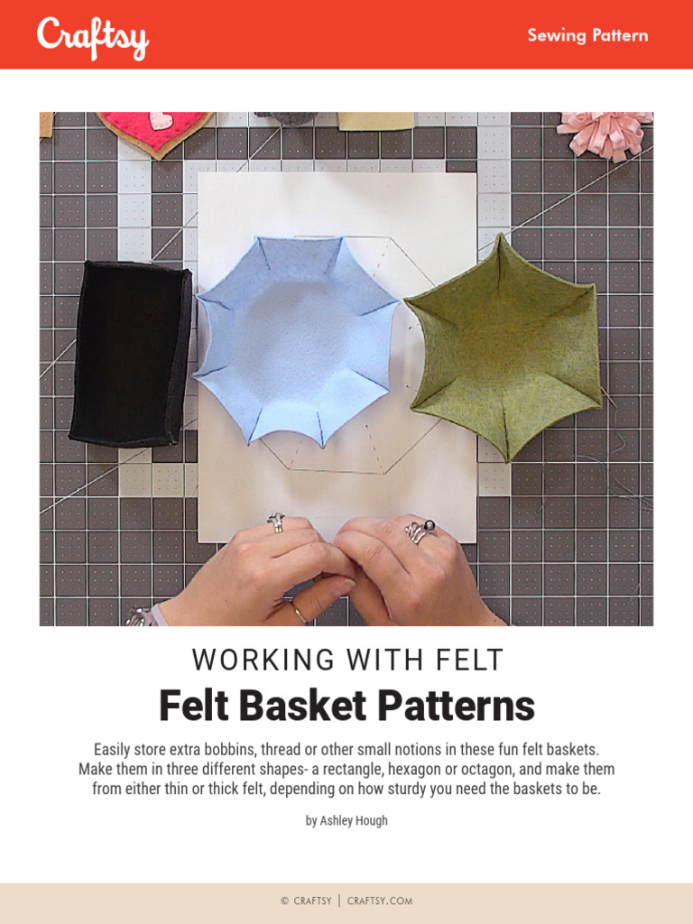 SEW Working With Felt Hough Craftsy | PDF | Textile Arts | Sewing