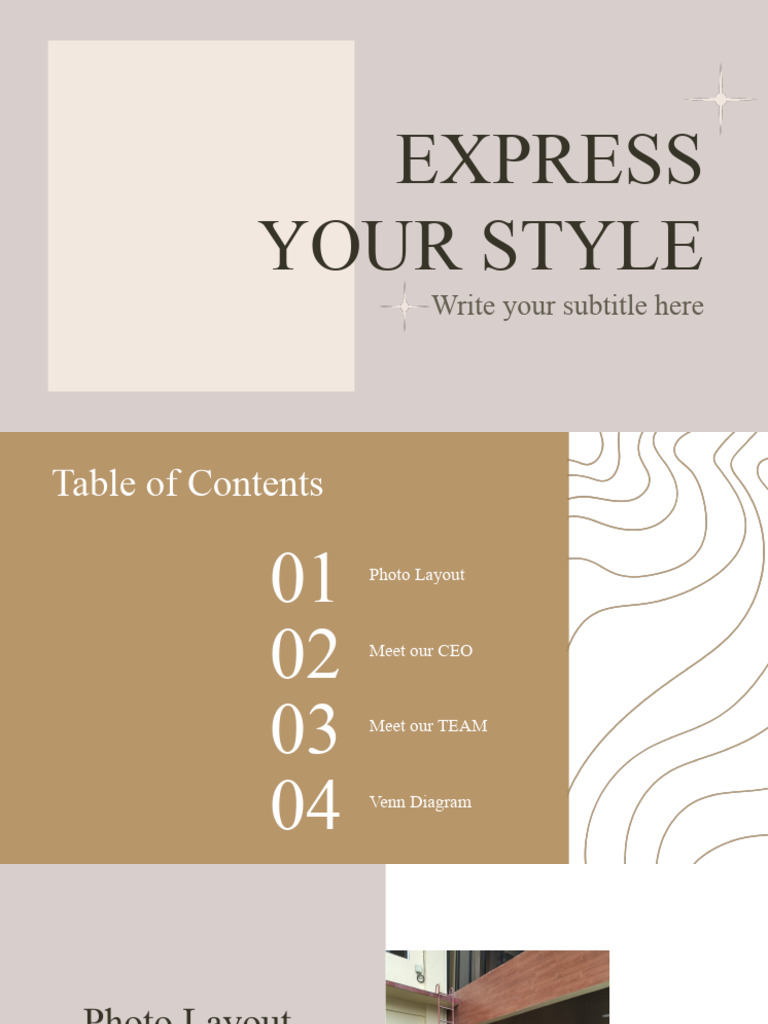 Express Your Style: Write Your Subtitle Here | PDF | Human Appearance | Style