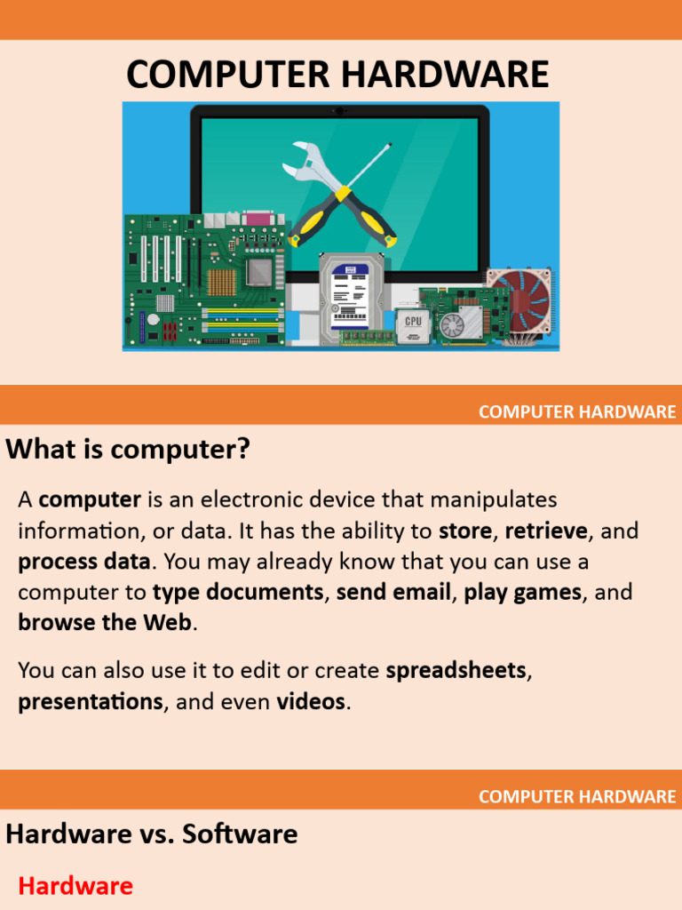 Computer Hardware | Download Free PDF | Computer Hardware | Tablet Computer