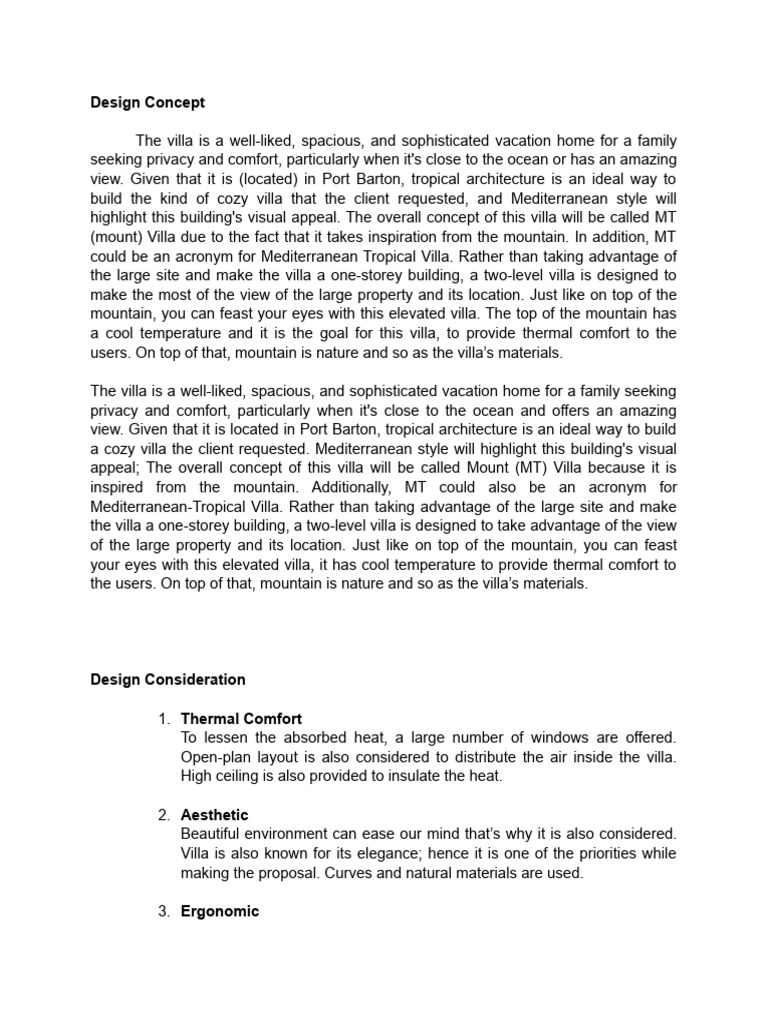 Design Concept | PDF | Window | Building Engineering