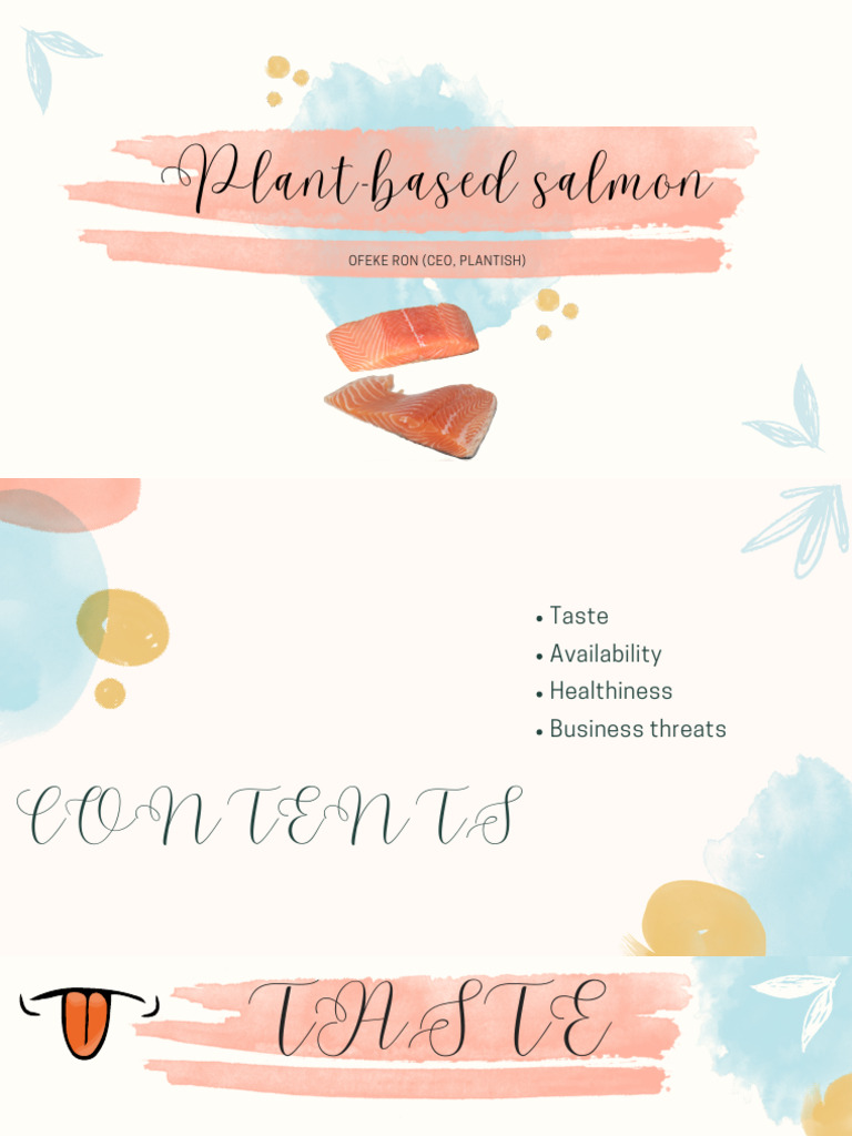 Plant-Based Salmon | PDF | Salmon
