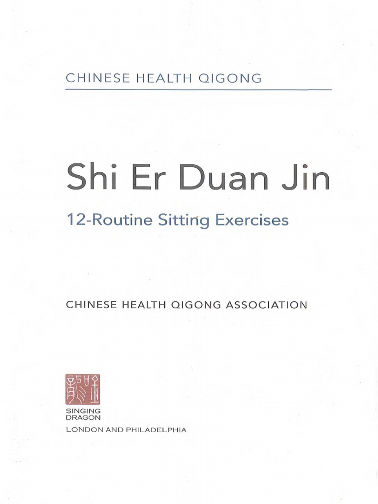 Shi Er Duan Jin - 12 thế tọa công | PDF | Hand | Breathing