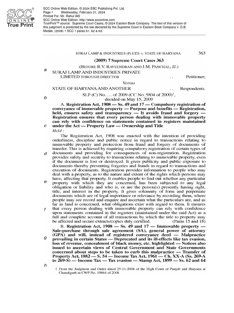 Modak Judgment Analysis: SCC 1, 2008 | PDF | Judiciaries | Justice