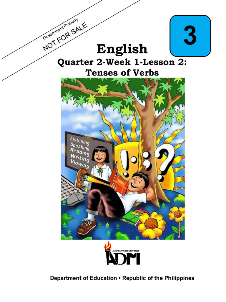 EDITED-English3 Quarter-2 Module-1 Week-1 - Verbs v3 | PDF ...