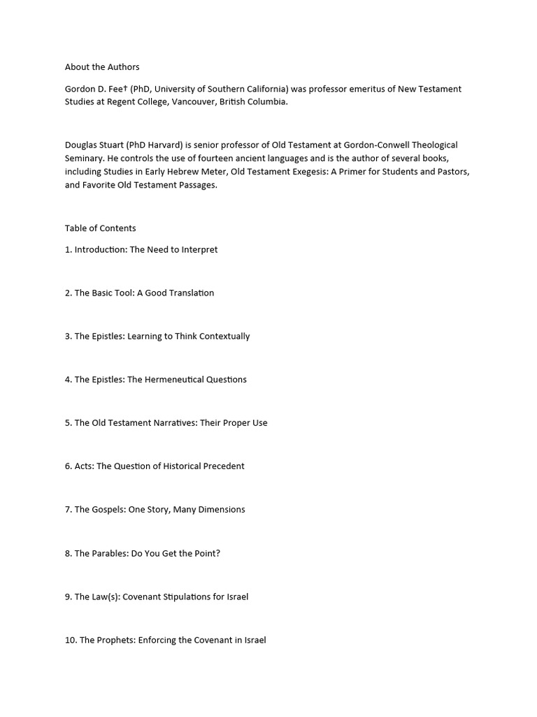 Book Review Assignment | Download Free PDF | Exegesis | Bible