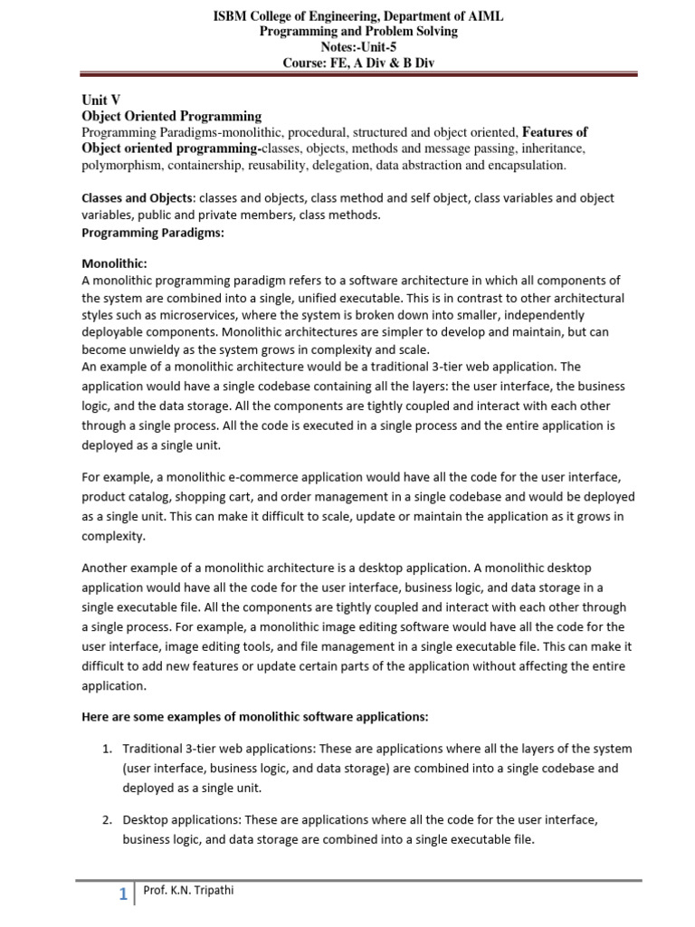 PPS - NOTES - Unit-5 . | PDF | Method (Computer Programming) | Class ... PPS - NOTES - Unit-5 . | PDF | Method (Computer Programming) | Class ...