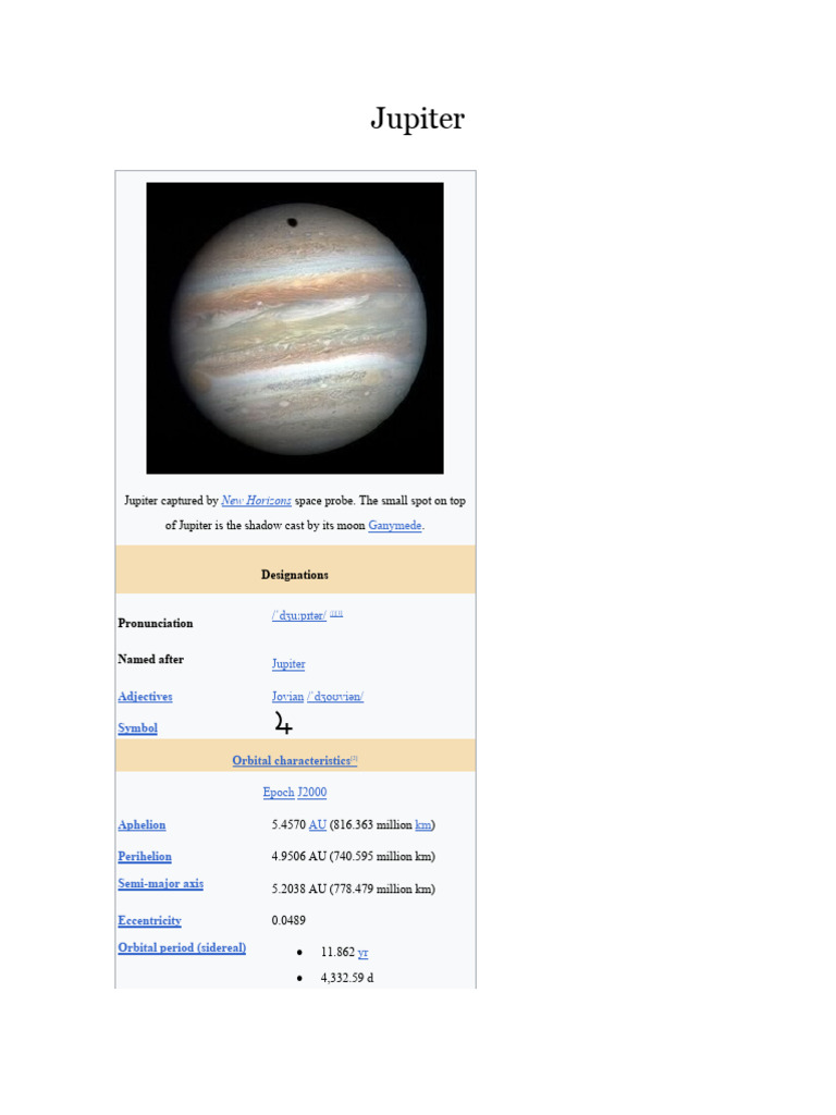 Jupiter | PDF | Jupiter | Planets