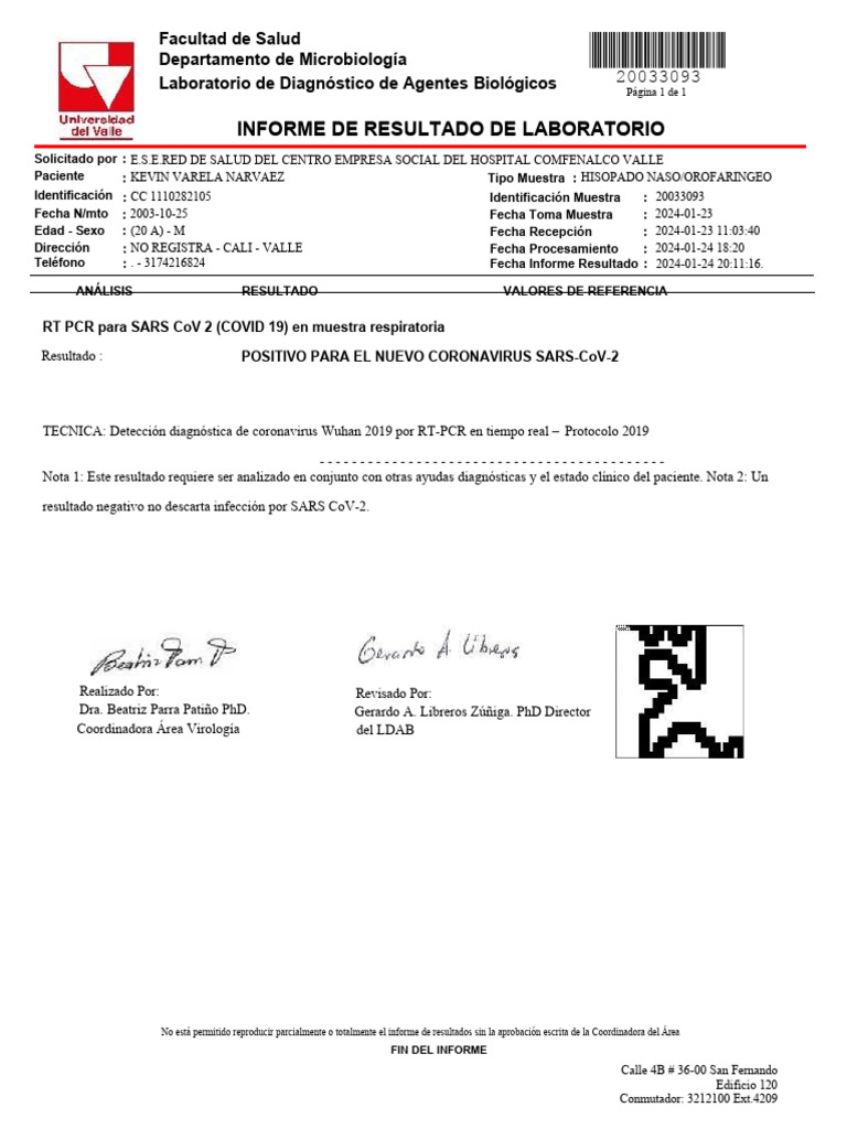 Copia de Kevin Varela | PDF | Medicina | Enfermedades y trastornos