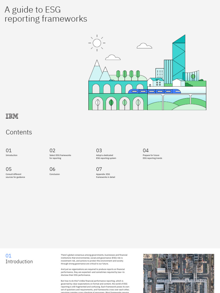 A Guide To ESG Reporting Frameworks | PDF | International Financial ...