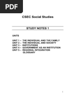 CXC Study Guide - Social Studies For CSEC - Compressed | PDF | Business