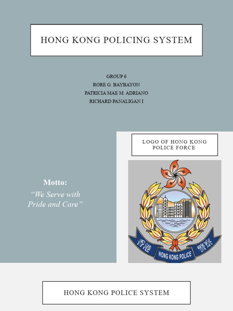 Hong Kong Policing System | PDF | Emergency Services | Legal Action