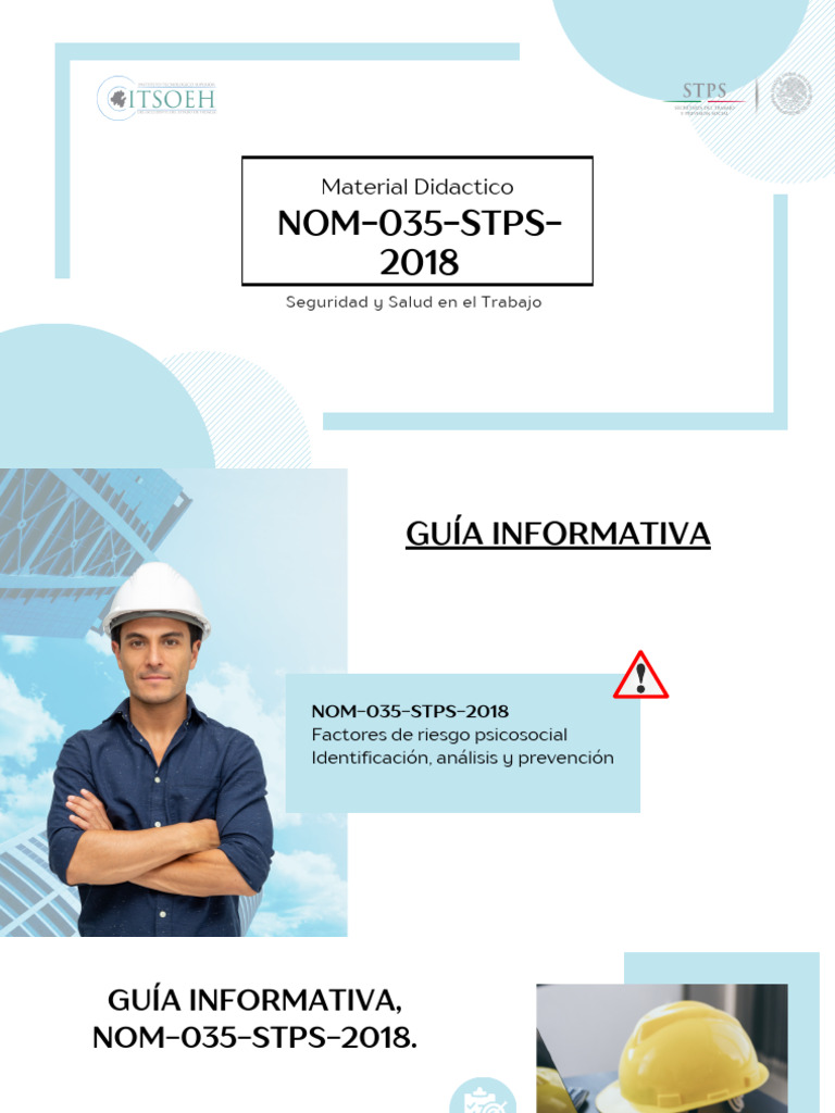 Material Didactico Nom-035-Stps-2018 | PDF | Sicología | Acoso sexual