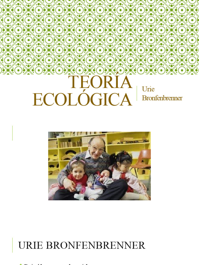 Bronfen Brenner | PDF | Sicología | Ciencias del comportamiento