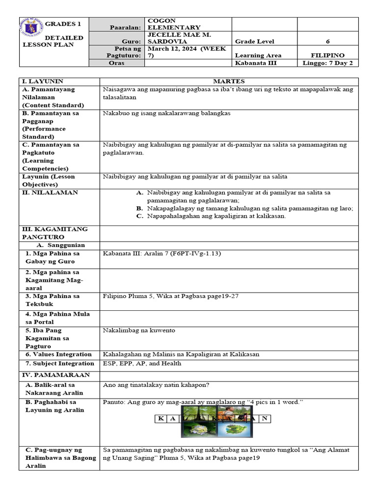 JECELLE MAE SARDOVIA Edited Lesson Plan | PDF