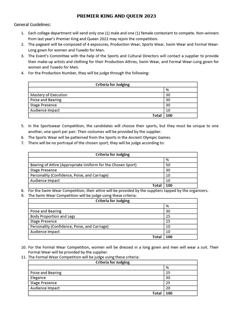 PKQ 2023 | PDF | Clothing | Dress Codes