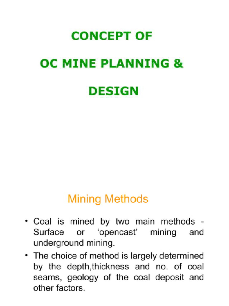 Free Mining Engineering Pdfs | PDF