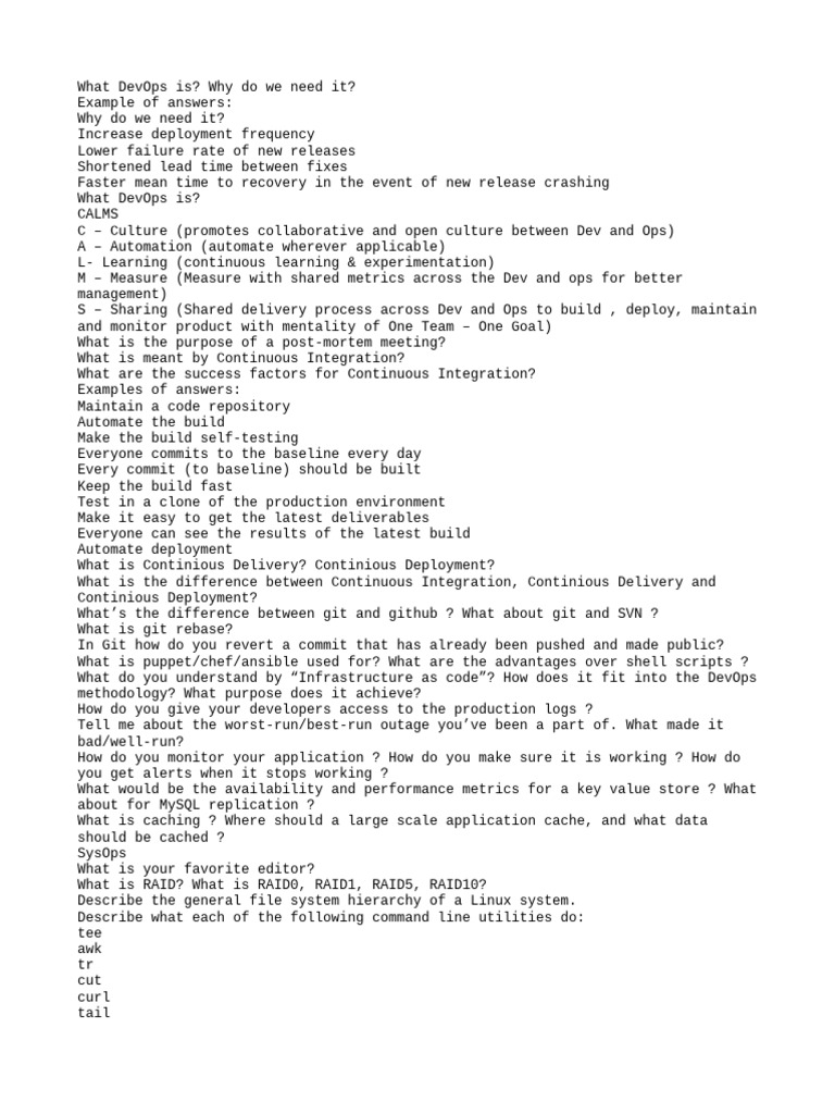 DevOps Essentials: Concepts and Practices | PDF | Internet Protocols ...