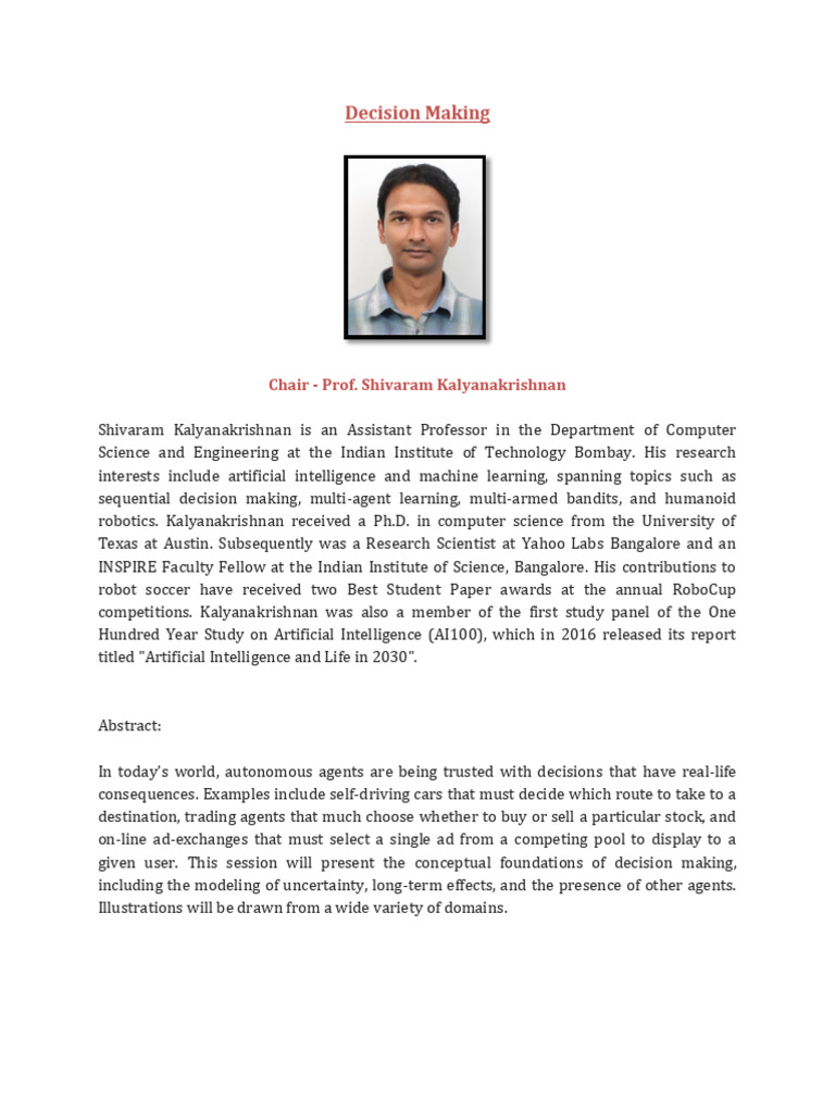 AI and Decision Making in Investment Management | PDF | Machine ...