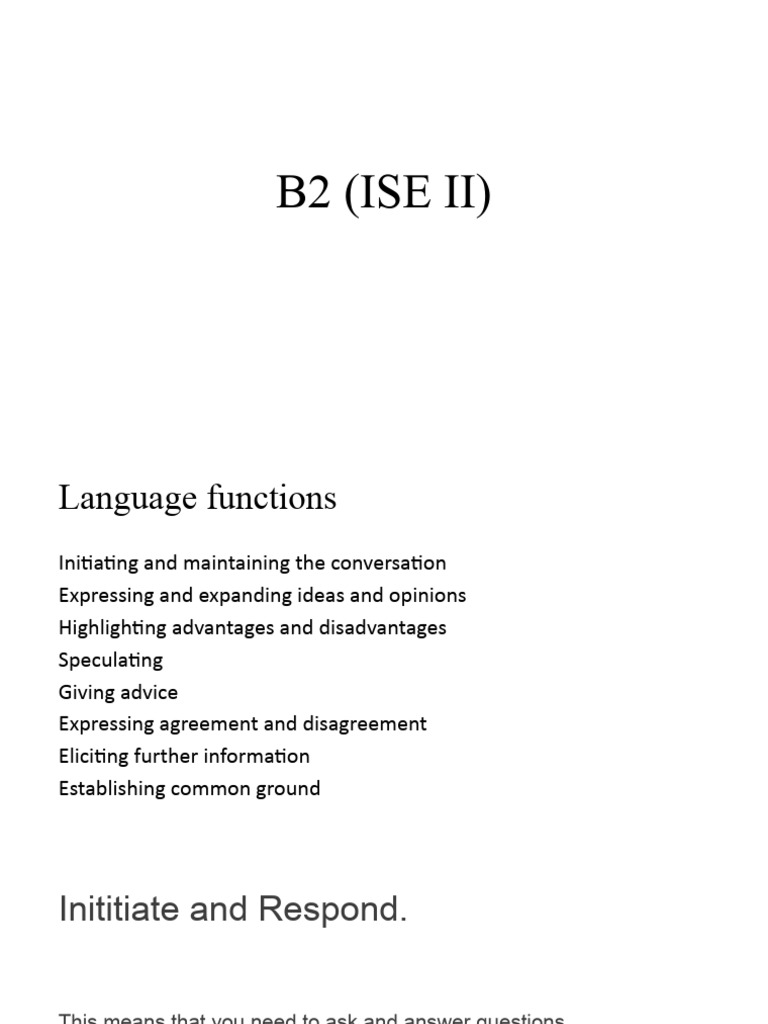 B2 (Ise Ii) | PDF | Grammatical Tense | Language Mechanics