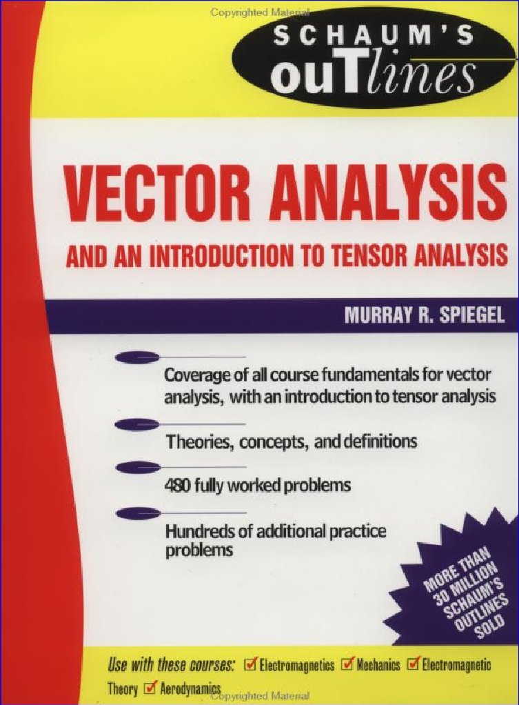 Schaums's Vector Analysis | PDF
