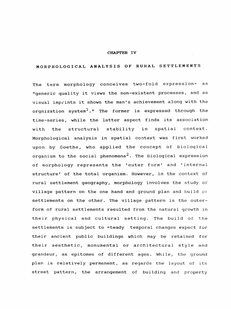 Circular Patterns in Rural Settlements | PDF | Rectangle | Village
