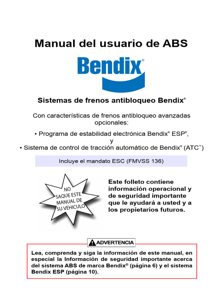 Bendix EC 60 Advanced | Descargar gratis PDF | Tecnologías automotrices ...