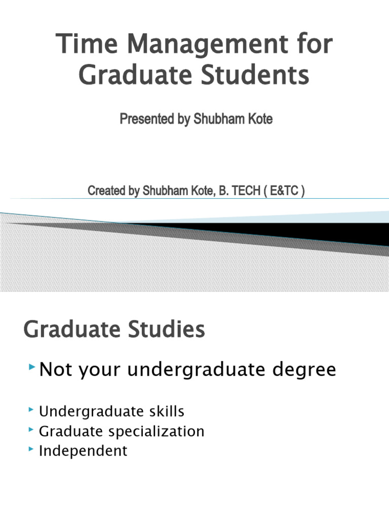 Time Management 1 | PDF | Procrastination | Professional Skills