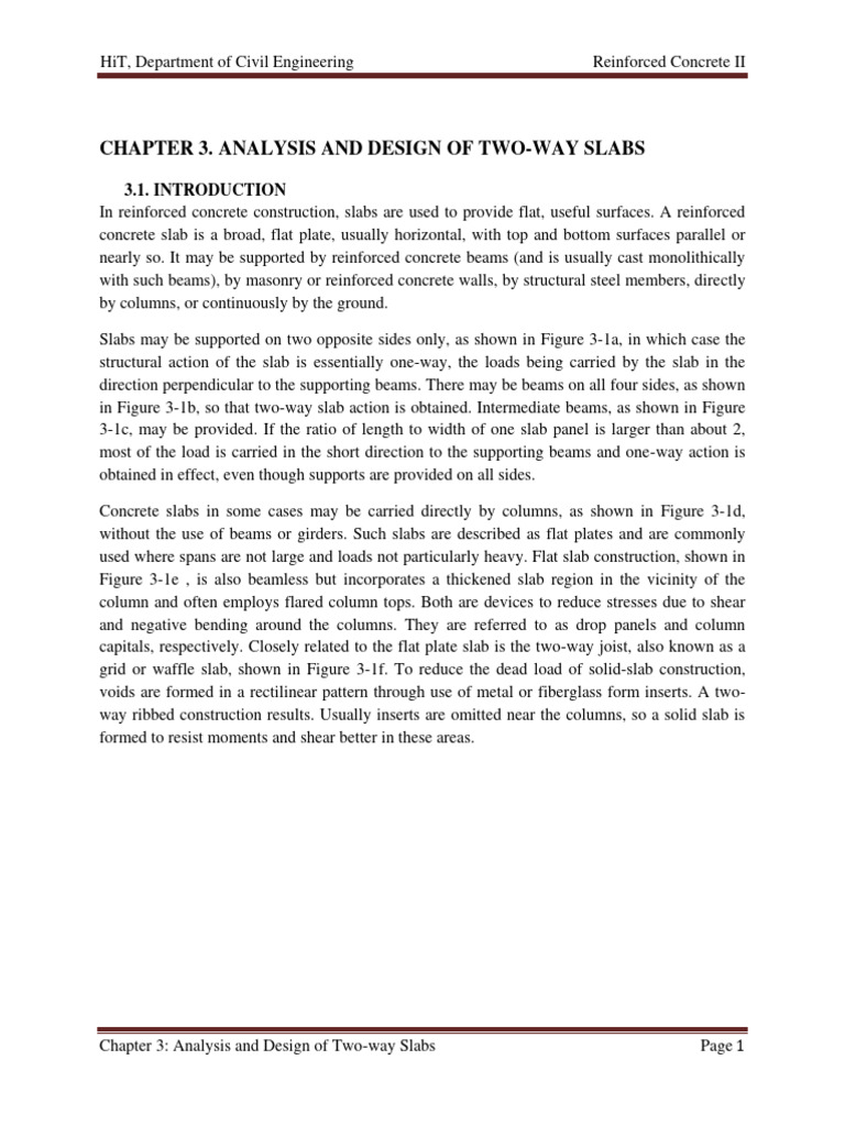 RC II - chapter-3-LN | PDF | Beam (Structure) | Bending