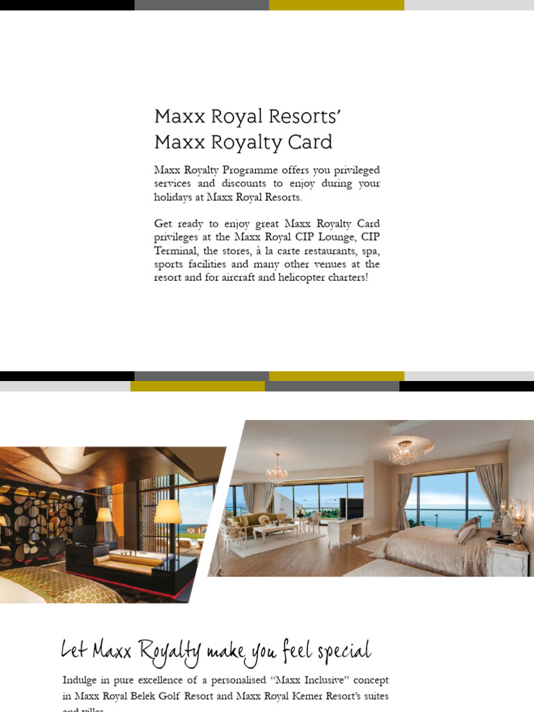 Royalty Card | PDF | Resort