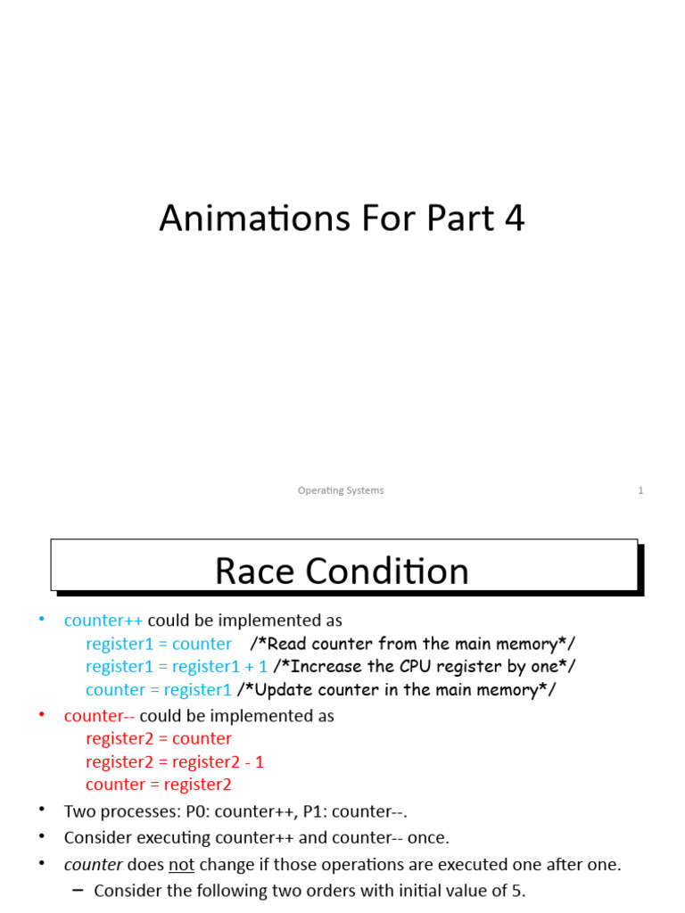 Part4 Animation | Download Free PDF | Operating System | Kernel ...