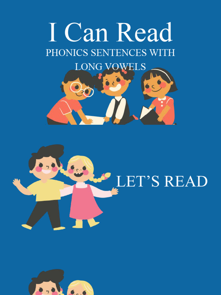 Phonics Sentences for Long Vowels | PDF | Language Arts & Discipline ...
