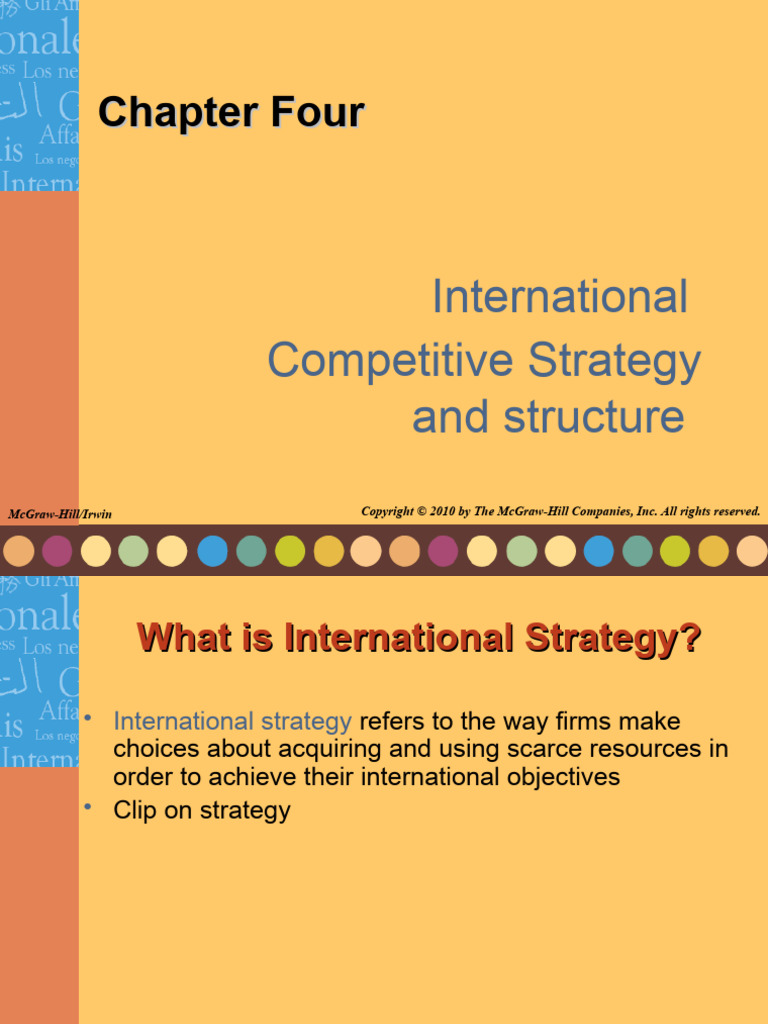 Chap004 InterStrategy+struc 12+13 | PDF | Strategic Management ...