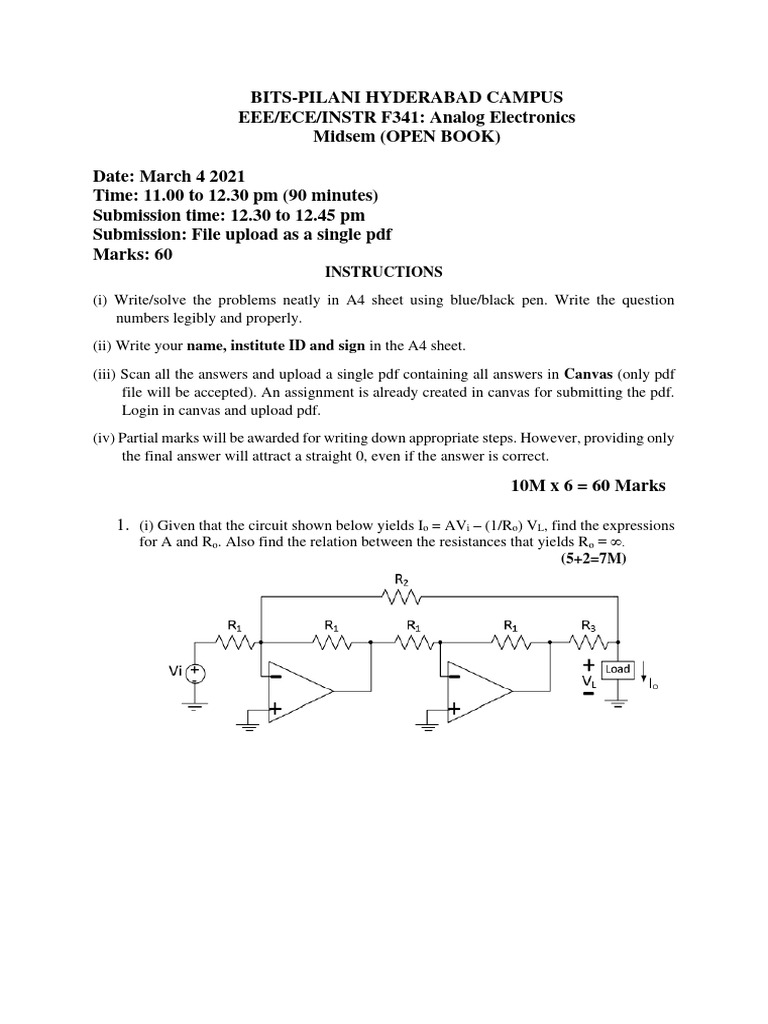 21 sol | PDF | Electrical Circuits | Electromagnetism