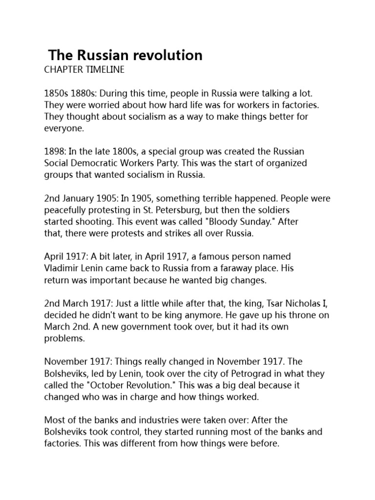 Overview of the Russian Revolution | PDF | Vladimir Lenin | Bolsheviks