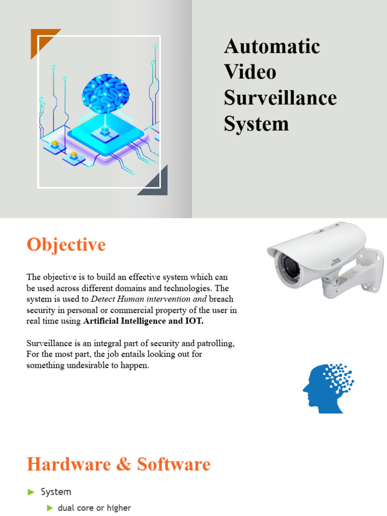 Automatic Video Surveillance System | PDF | Visual Perception | Surveillance