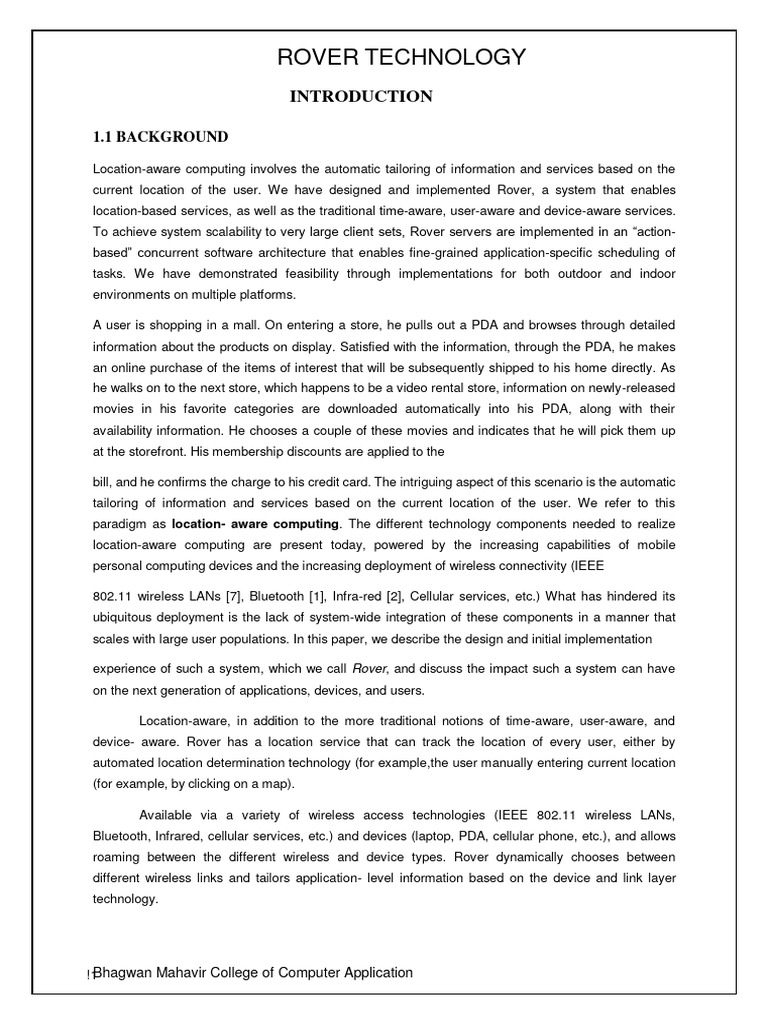 Rover Technology Documentation | PDF | Databases | Database Transaction