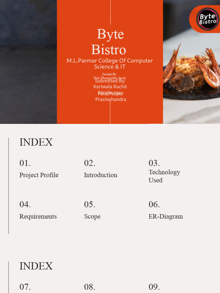Byte Bistro Project | PDF | Android (Operating System) | My Sql