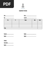 Drivers Attendance Sheet | PDF | Business