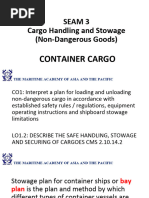 Container Stowage Planning | PDF | Ships | Shipping