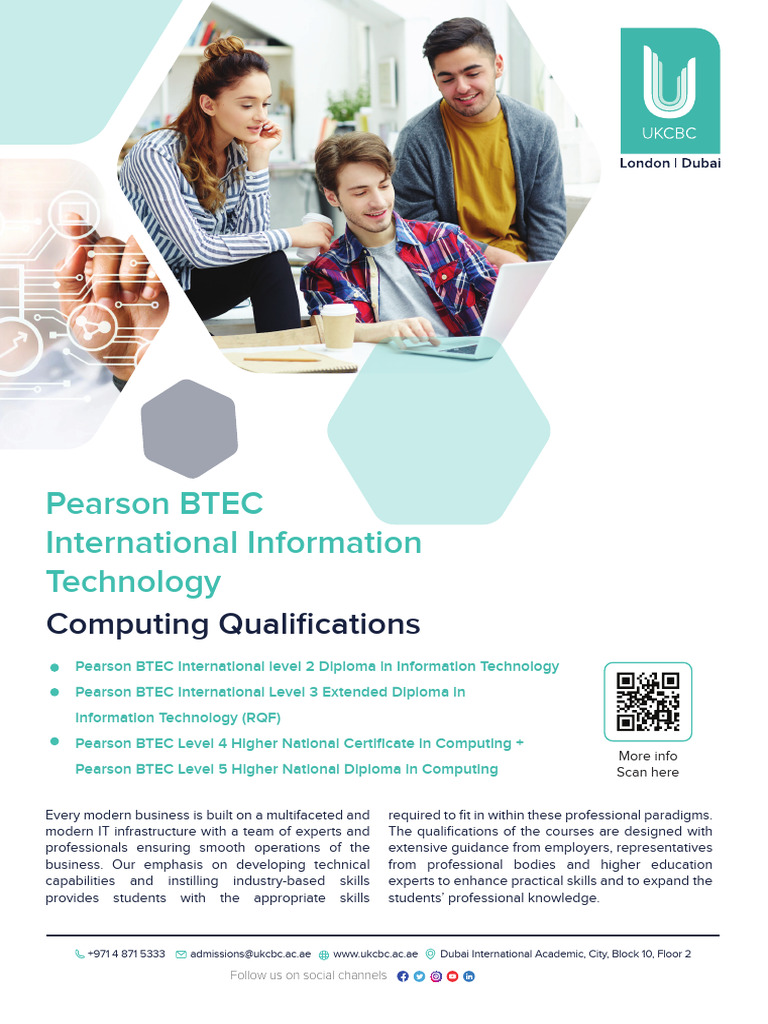 Pearson BTEC International Information Technology: Computing ...