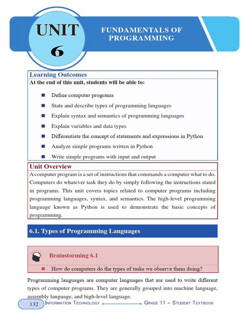 It 2 | PDF | Programming Language | Data Type