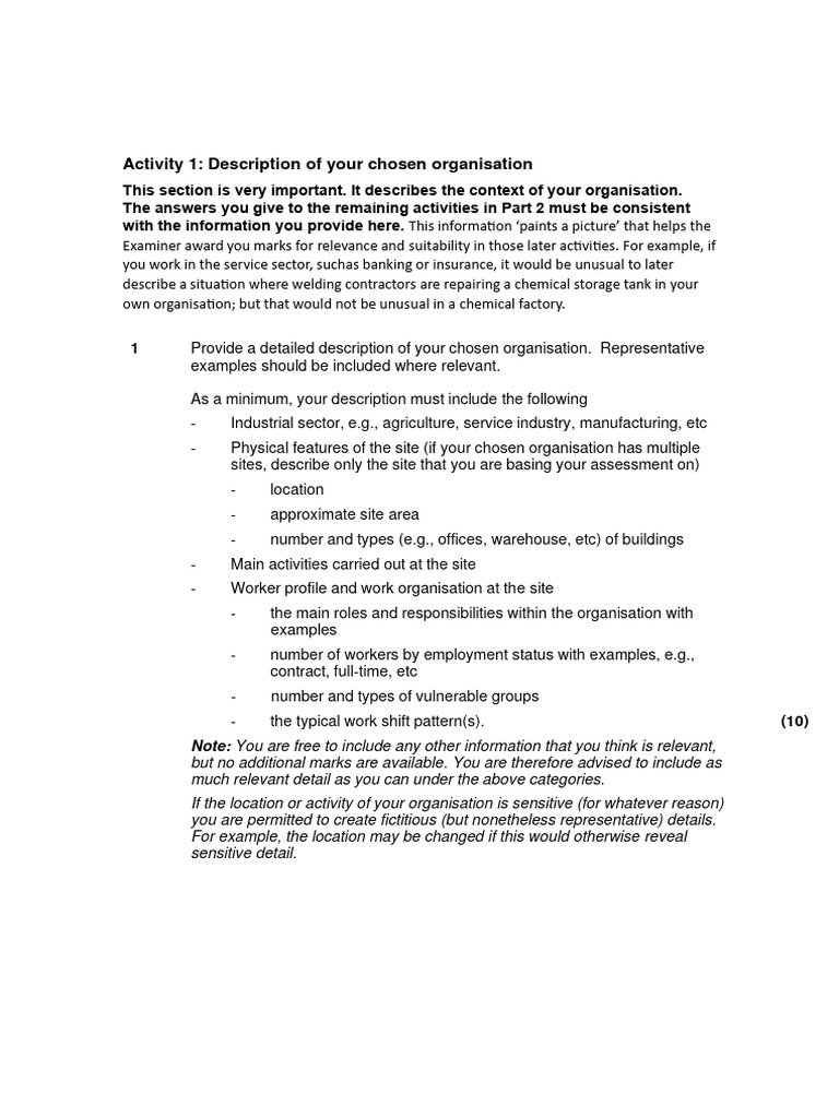 Nebosh Idip Correct Answer | PDF | Occupational Safety And Health ...