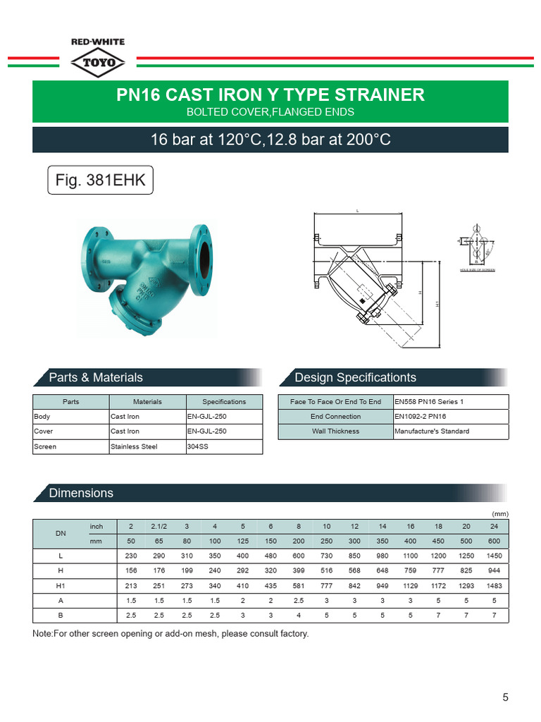 Y Strainer 2 | PDF | Building Materials | Building Engineering