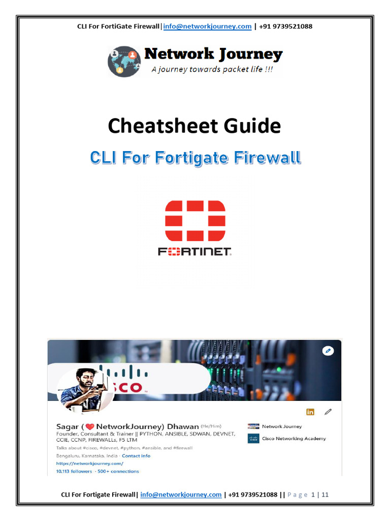Fortigate Firewall Commandline | PDF | Ip Address | Firewall (Computing)